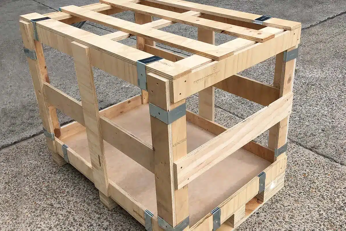 Open Slatted Wood Crates for Sale | Export-Ready & Strong